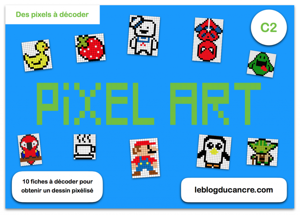Pixel Art (en mode code secret) – leblogducancre.com