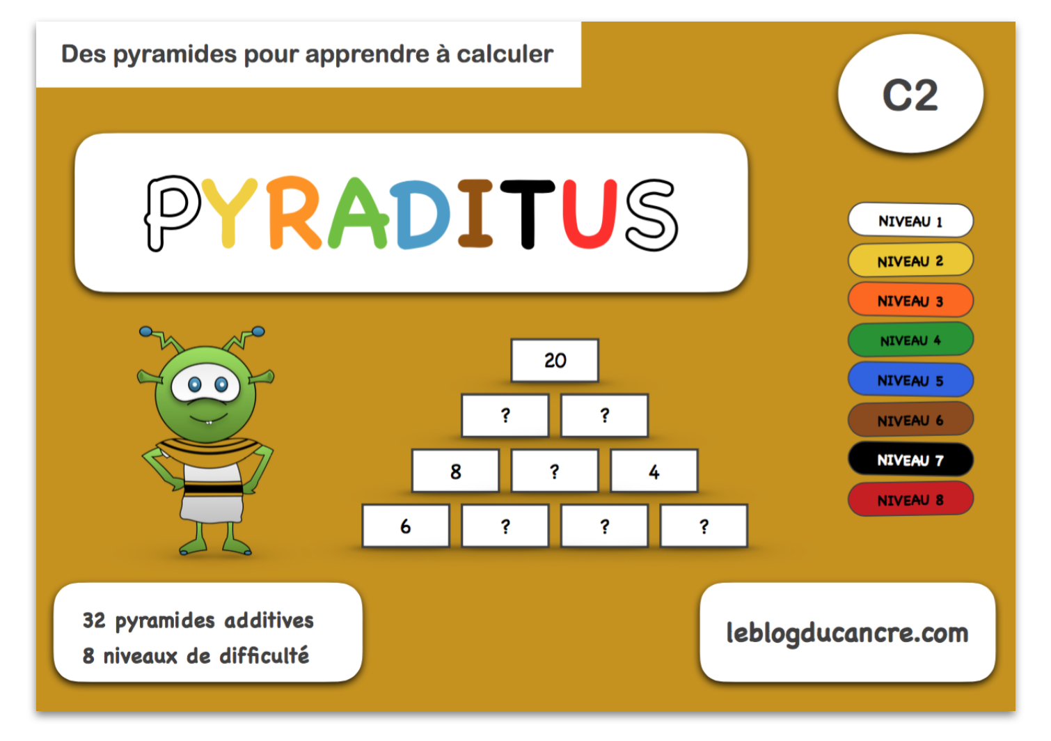 Pyraditus – Des pyramides additives avec ceintures – Le blog du Cancre