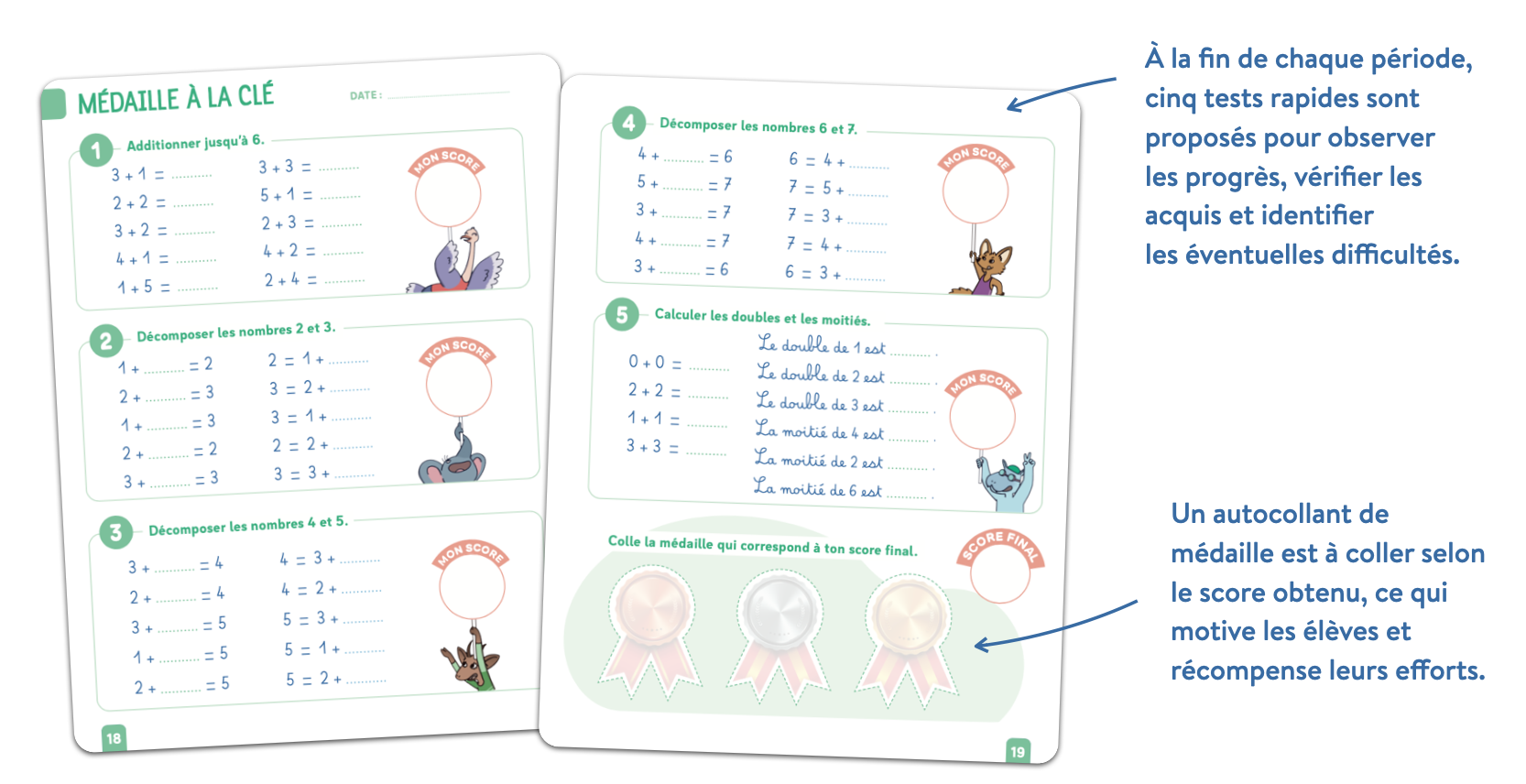 Mes gammes de calcul mental CP – leblogducancre.com